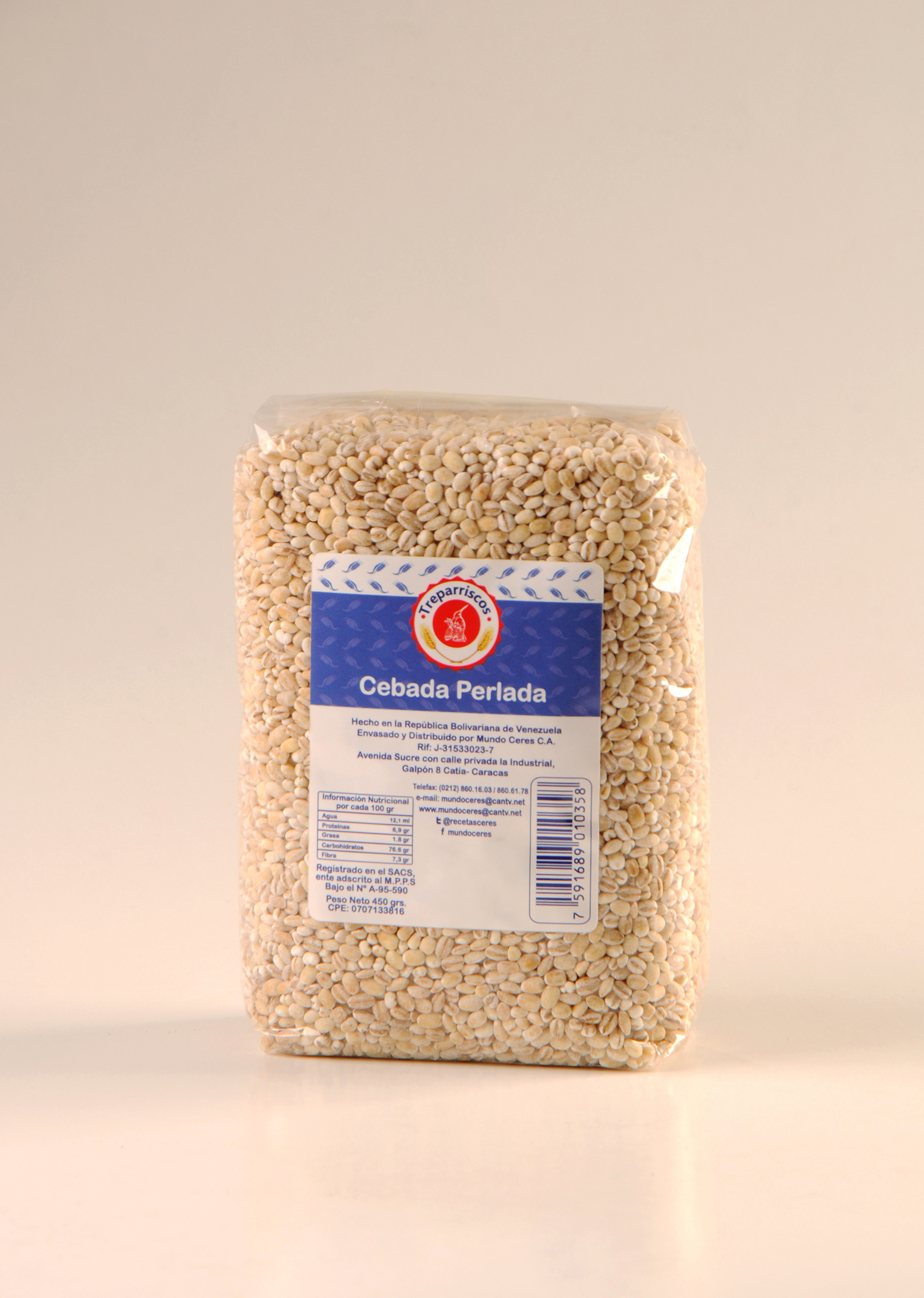 Cebada Perlada - Mundo Ceres - La Distribuidora Naturista